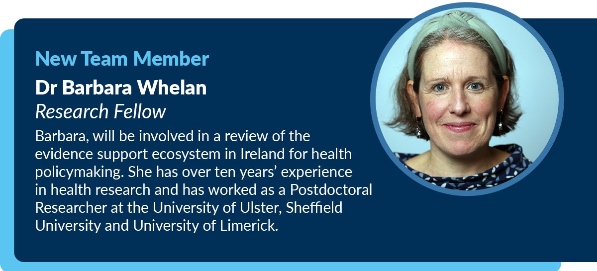 ESI Welcomes New Team Members • Evidence Synthesis Ireland