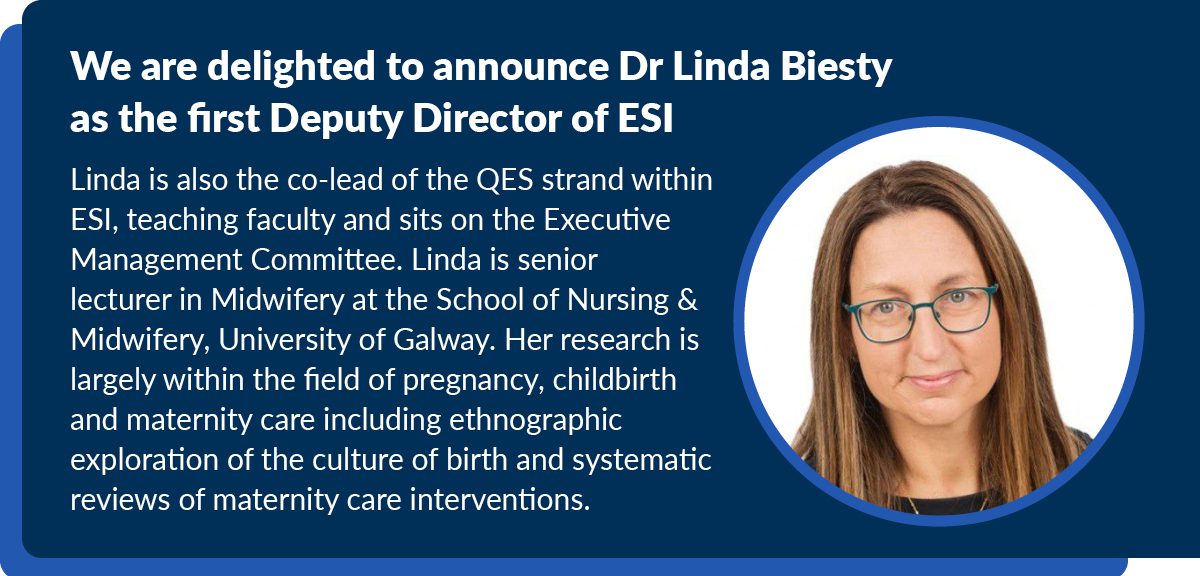 Deputy Director of Evidence Synthesis - Dr Linda Biesty • Evidence ...