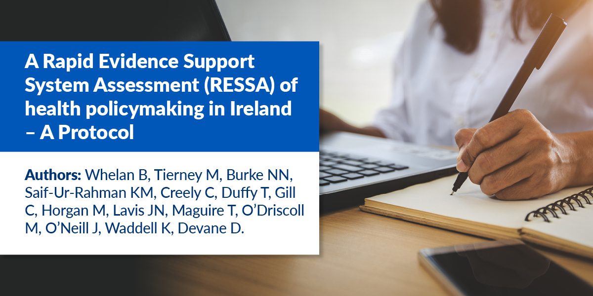 A Rapid Evidence Support System Assessment (RESSA) of health ...