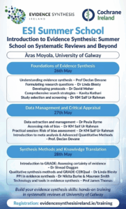 Training • Evidence Synthesis Ireland